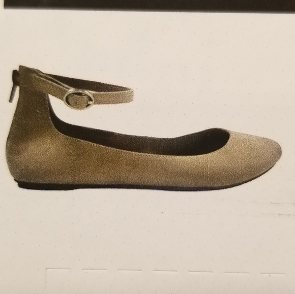 a.n.a | Shoes | Ana Duke Grey Around The Ankle Flat | Poshmark